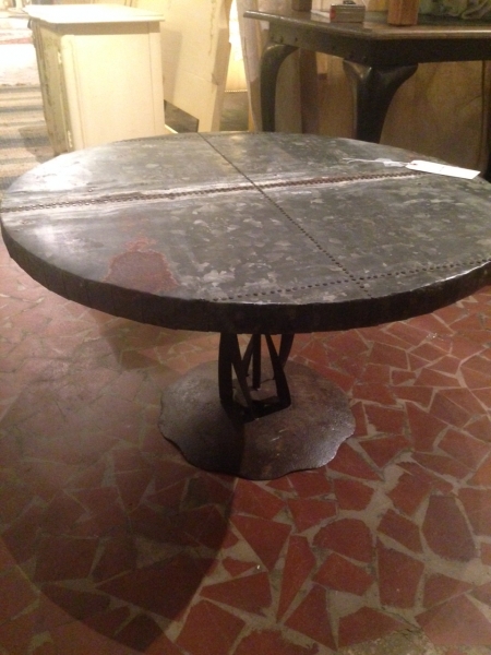Galvanized Round End Tables And Coffee
